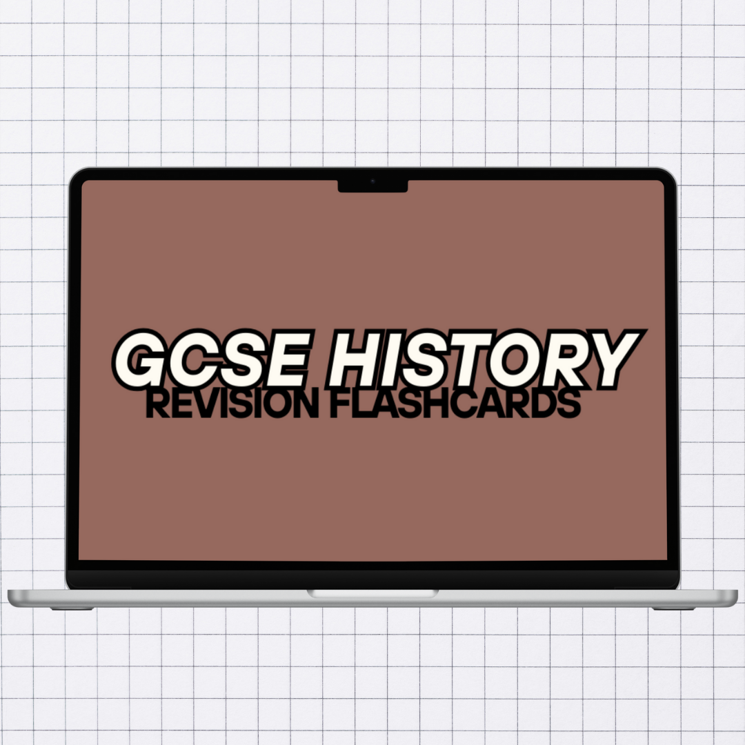 GCSE HISTORY Revision Flashcards – The Tutor Who Gets It