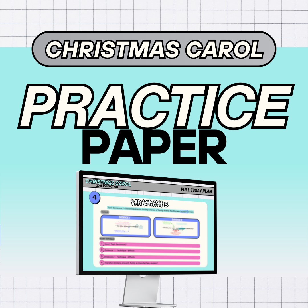 Christmas Carol PRACTICE PAPER – The Tutor Who Gets It