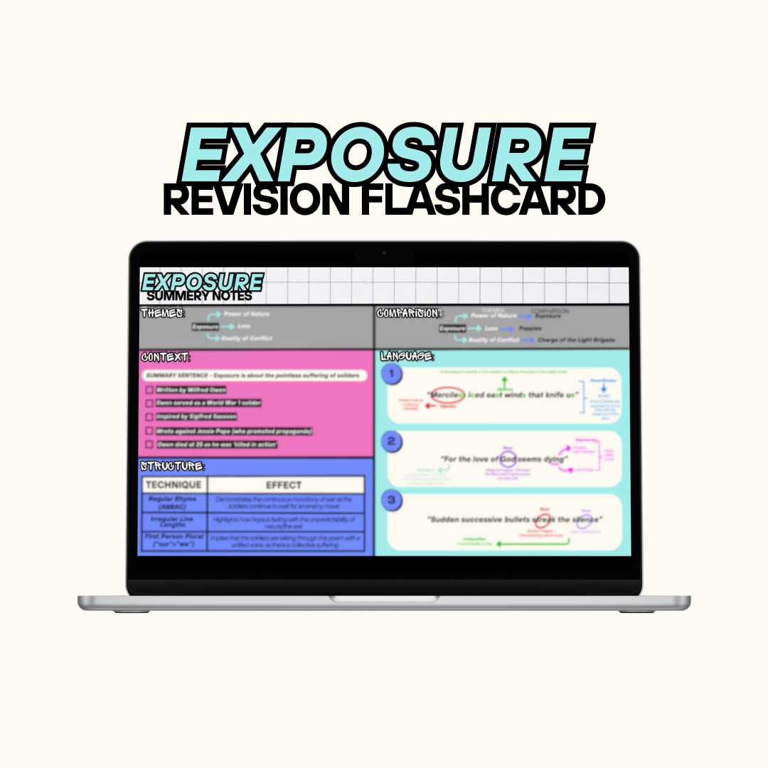 EXPOSURE Revision Flashcard – The Tutor Who Gets It