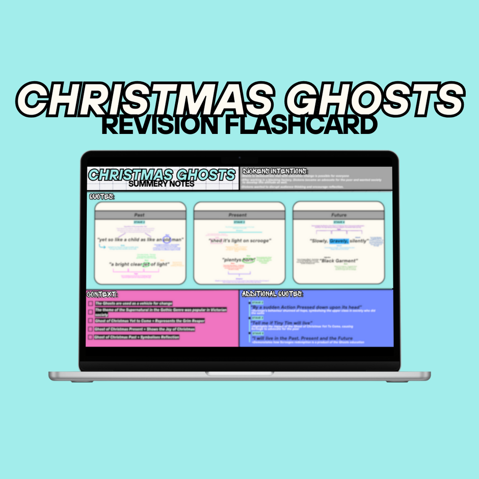 A Christmas Carol Revision Flashcards – The Tutor Who Gets It