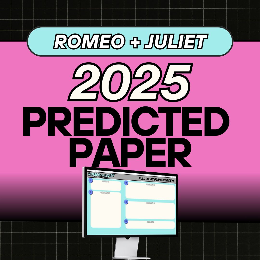 Romeo andJuliet PREDICTED PAPER (2025) – The Tutor Who Gets It